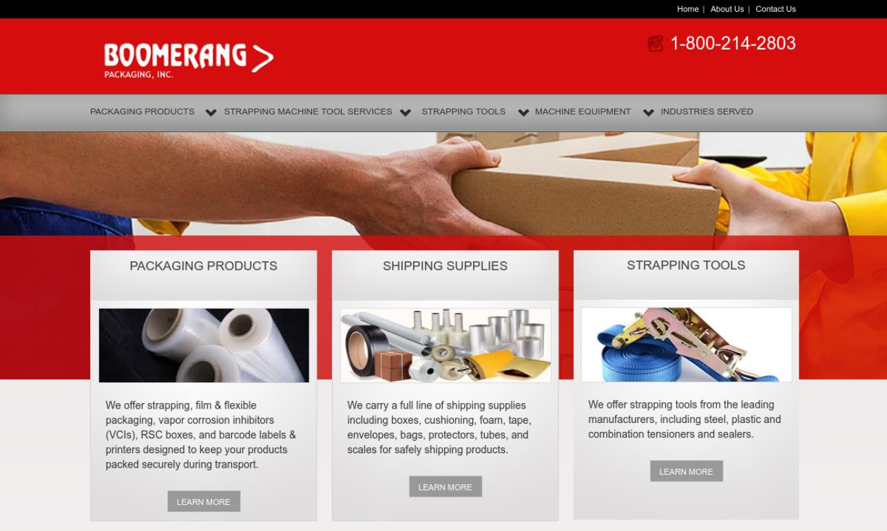 Boomerang Packaging, Inc. | Packaging Machinery Companies